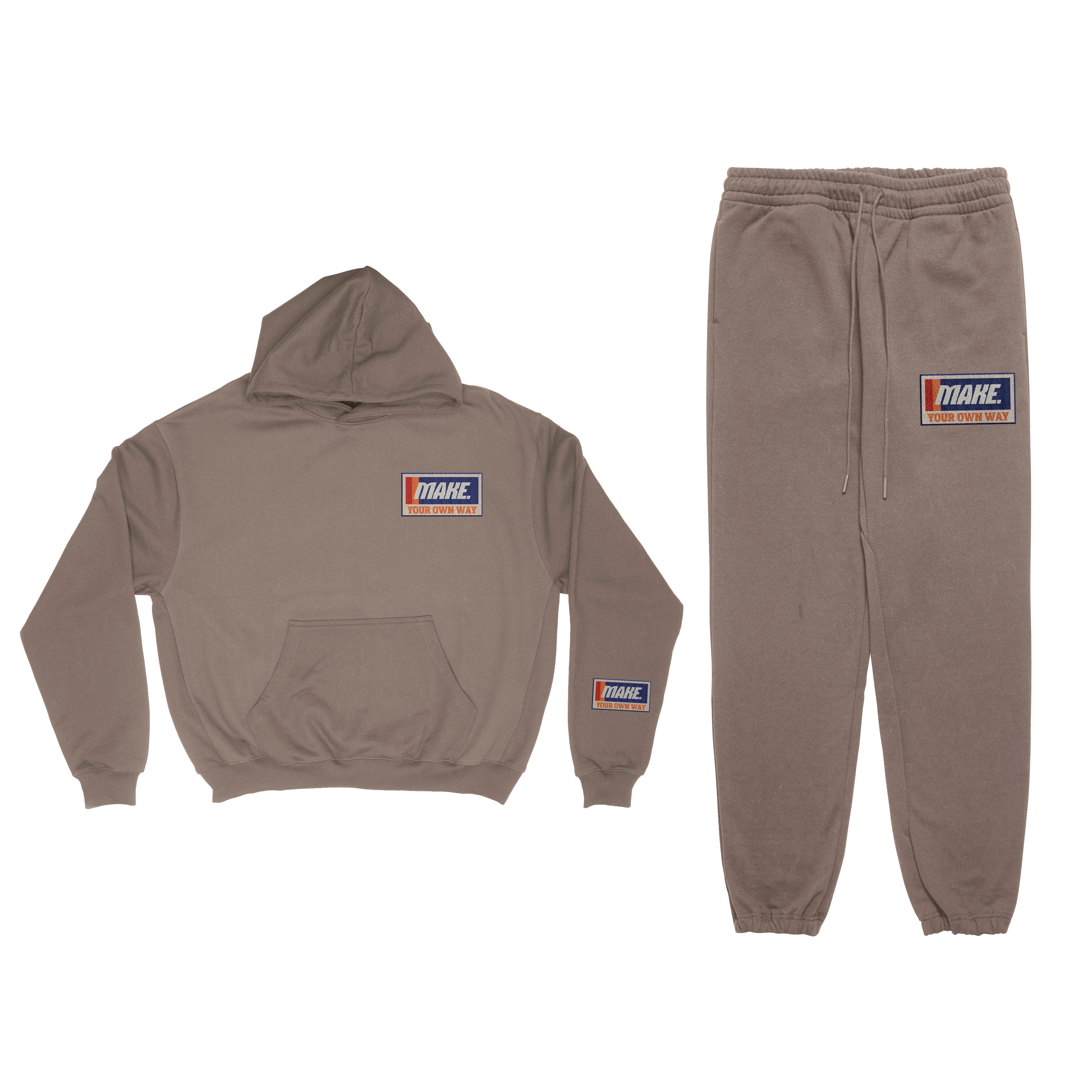 Brown Sweatsuit | Comfortable Activewear | MYOW Apparel – Make Your Own Way